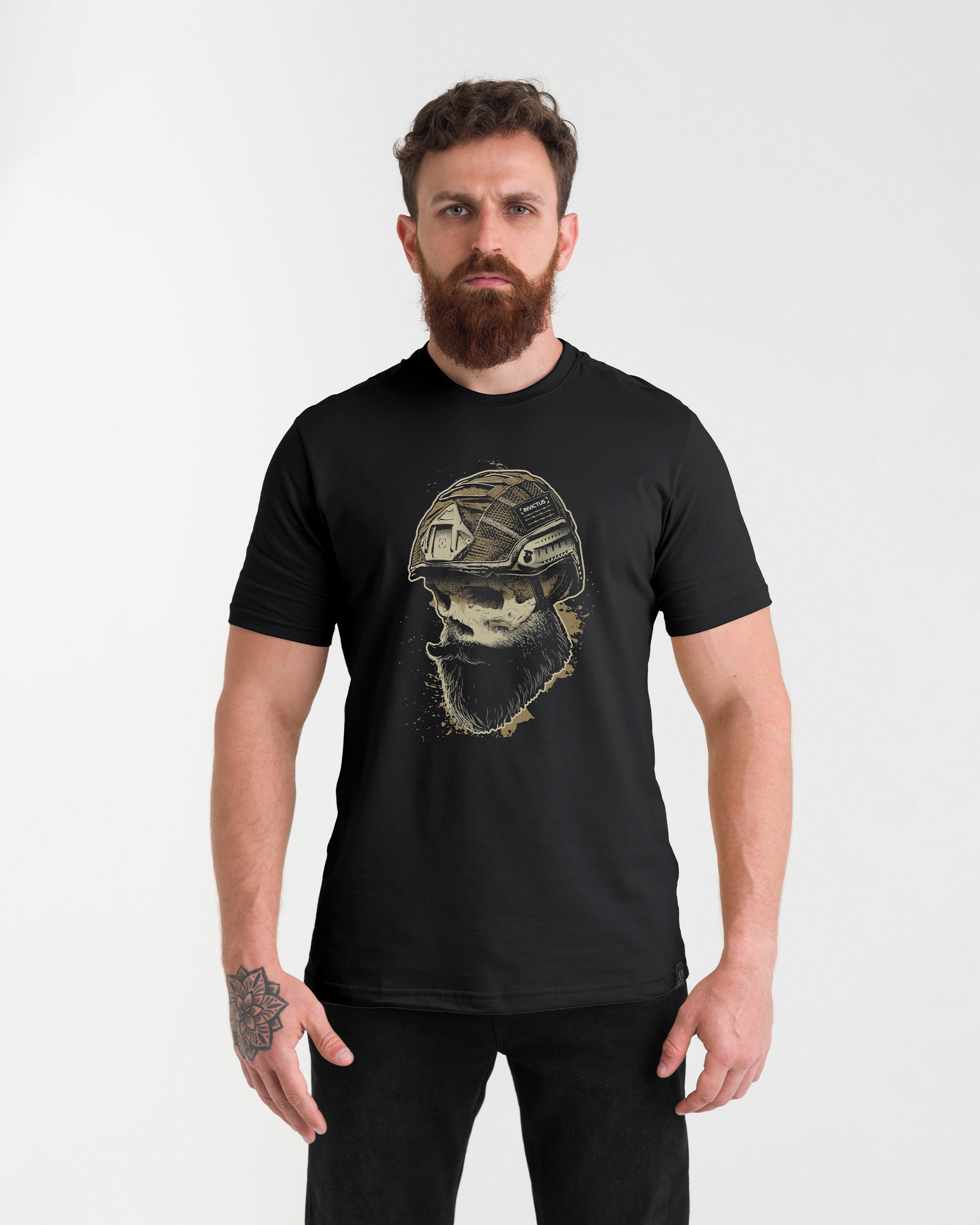 Camiseta Concept Alpha Beard INVICTUS - Preta
