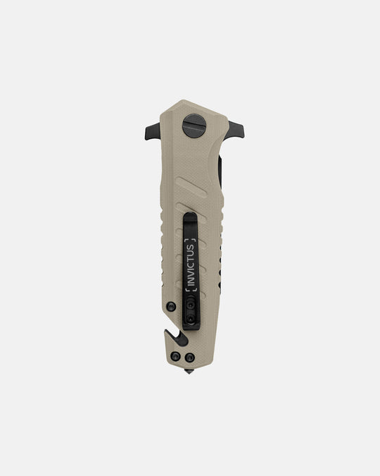 Canivete Tático INVICTUS | Aço D2 e G10 para EDC